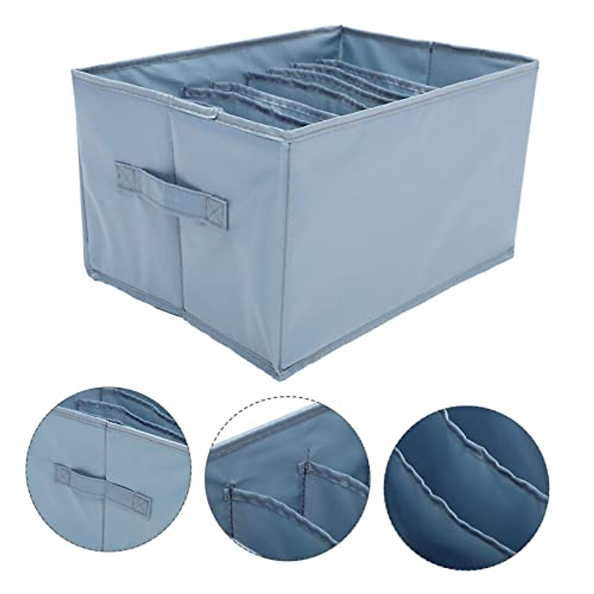 Healeved Clothes Organizer Clothes Organizer for Closet Clothing Drawers Storage Drawers Baby Clothes Organizer Foldable Desk Organizers Fabric Bathroom Organizer Clothing Drawer Organizers