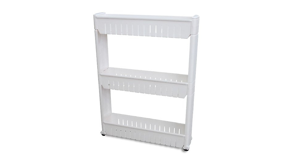 Modern Home Narrow Sliding Storage Organizer Rack - Space Saver