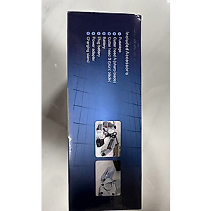 MXBAOHENG Wbt-1 Electric Fabric Scissors Cordless Fabric Shears Rechargeable Cloth Cutter for Carpet/Leather/Rubber/Paperboard (1 Battery & A Blade)