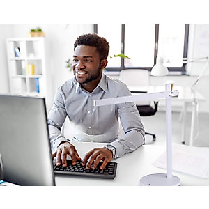 Bostitch Black+Decker Dimmable Bar Desk Lamp, 5.5W, White (VLED1813WHITE-BD)