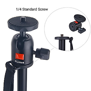 Tripod Stand Compatible with Anker Nebula Capsule Series, Universal Mini Camera Tripod, Aluminum Alloy Portable Projector Stand for Capsule, Capsule Max, and Capsule II with Swivel Ball Head