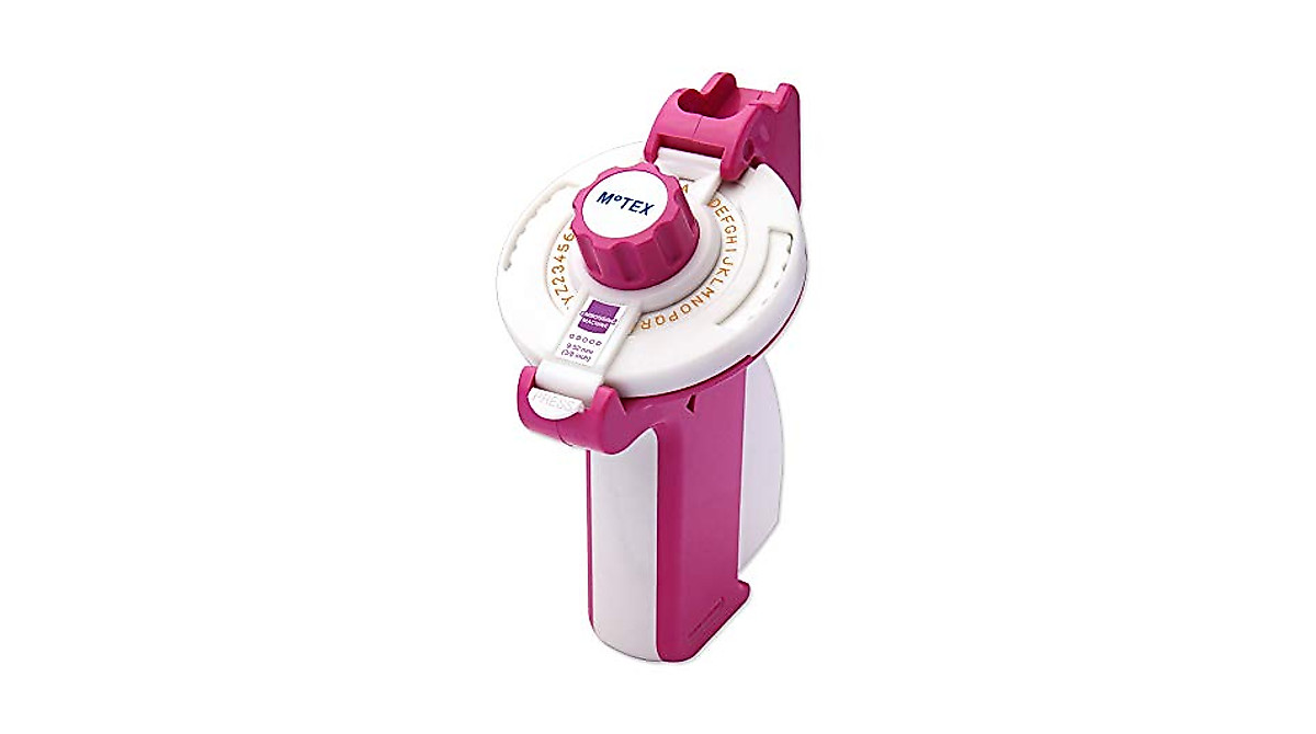 Motex Pink Embossing Label Maker - Easy and Portable