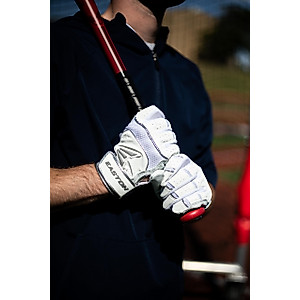 Easton | WALK-OFF NX Batting Gloves | Baseball/Softball | Youth Medium | Stars & Stripes