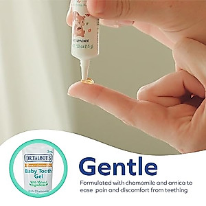 Dr. Talbot's Baby Tooth Gel for Sore Gums, Naturally Inspired, .53 Oz, Benzocaine Free, Belladonna Free