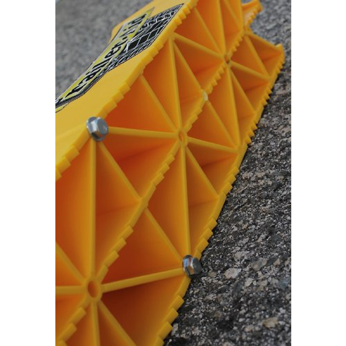 Trailer Aid Camco Tandem Tire Changing Ramp with 4.5-Inch Lift, Yellow (21000)