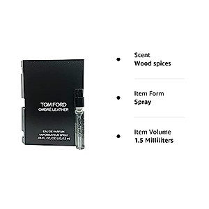 Tom Ford Ombre Leather Eau De Parfum Spray Vial For Men 0.05 Oz / 1.5 ml Sample Size