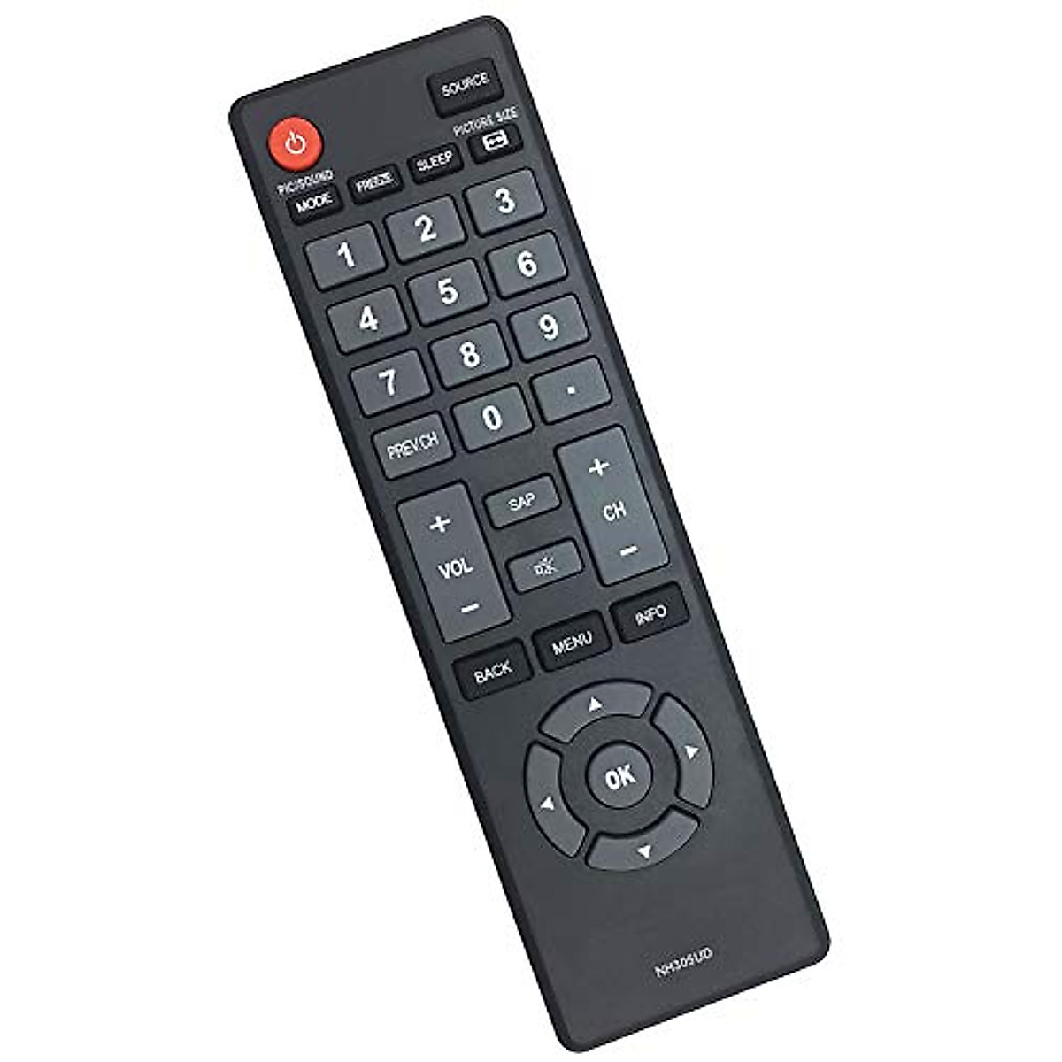 NH305UD Remote Control Replacement for Emerson LCD HDTV TV