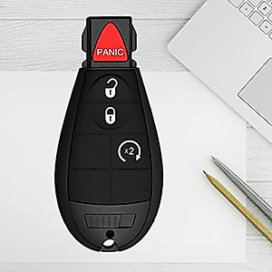 Key Fob Replacement Keyless Entry Remote Fits for Dodge Ram 1500 2500 3500 Truck Pickup 2009-2012, Dodge Magnum, Charger, Journey, Challenger, Grand Caravan, JEE p Grand Cherokee, Commander