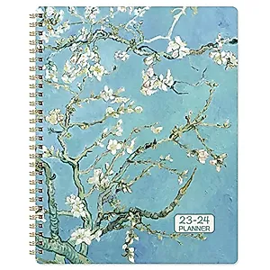 2023-2024 Planner - Planner/Calendar 2023-2024, Jul 2023 - Jun 2024, 2023-2024 Planner Weekly and Monthly with Monthly Tabs, 8" x 10", Strong Twin- Wire Binding, Flexible Hardcover, Daily Organizer