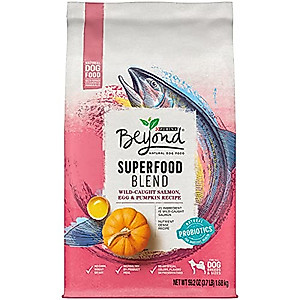Purina Beyond Natural Dry Dog Food, Superfood Blend Salmon, Egg & Pumpkin Recipe - 3.7 lb. Bag