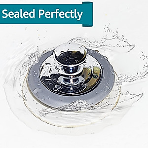 Upgrade Bathtub Drain Stopper, Tub Stopper, Bathtub Drain Plug, Universal Bathroom Sink Stopper, Bath Tub Stopper, Drain Cover Shower Accessories Replacement Jets Faucet Home Topper(Patent Pending)