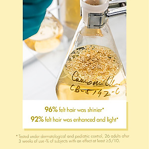 Klorane – Brightening Conditioner with Chamomile – Enhances Highlights & Brightens Blonde Hair – Hydrogen Peroxide, Ammonia, Silicone, Paraben & Sulfate Free – 6.7 fl. oz.