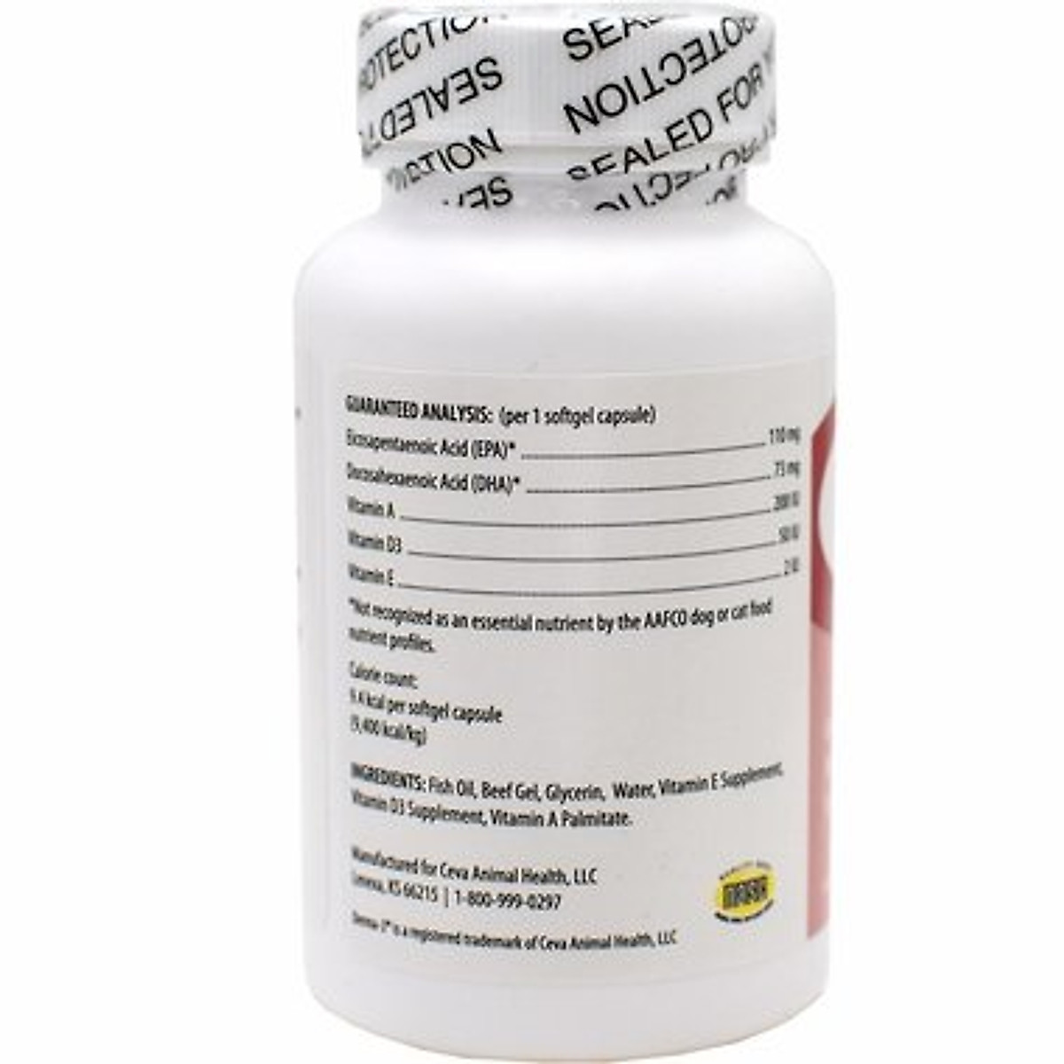 Derma-3 Softgels For Cats and Small Breeds, 60 Softgels