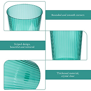 Transparent Trash Can Household Trash Can Large Capacity Garbage Can Waste Bucket Waste Paper Bucket Toilet Paper Bucket Bedroom Waste Can Simple Style Garbage Bucket Trash Bin