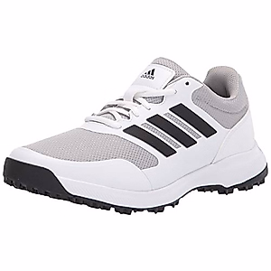 adidas Men's Tech Response Spikeless Golf Shoe, Ftwr White/Core Black/Grey Two, 9.5
