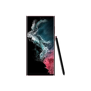 SAMSUNG Galaxy S22 Ultra Cell Phone, Factory Unlocked Android Smartphone, 256GB, 8K Camera & Video, Brightest Display Screen, S Pen, Long Battery Life, Fast 4nm Processor, US Version, 2022, Burgundy