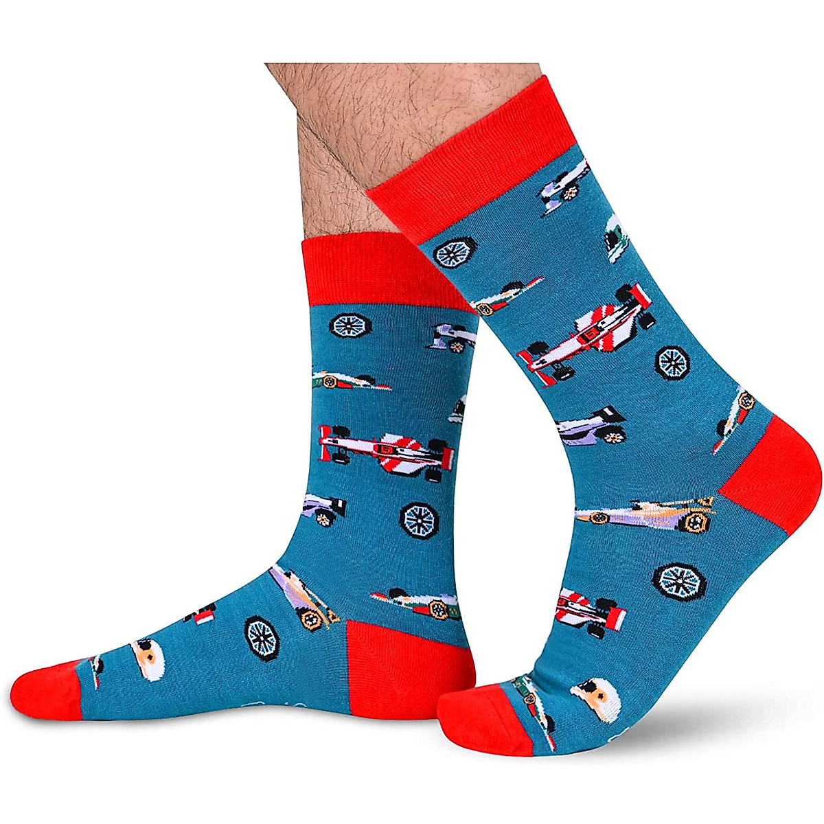 Vintage Cool Old Race Car Socks For Men - Funny Racing Car Gifts, Gifts For Car Lovers Guys, Drag Racing Gifts For Men