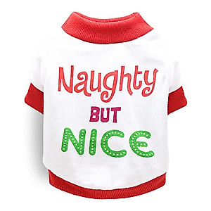 3Pcs Dog Christmas Shirt Holiday Theme Puppy Shirt Warm Pet Printed Clothes Xmas Dog T-Shirt Pullover Clothes for Dogs and Cats