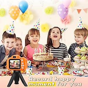 PROGRACE Mini Tripod for Kids Waterproof Camera Dual Selfie Kids Digital Camera Flexible Tripod Action Camera Grip Stability Lightweight Tripod