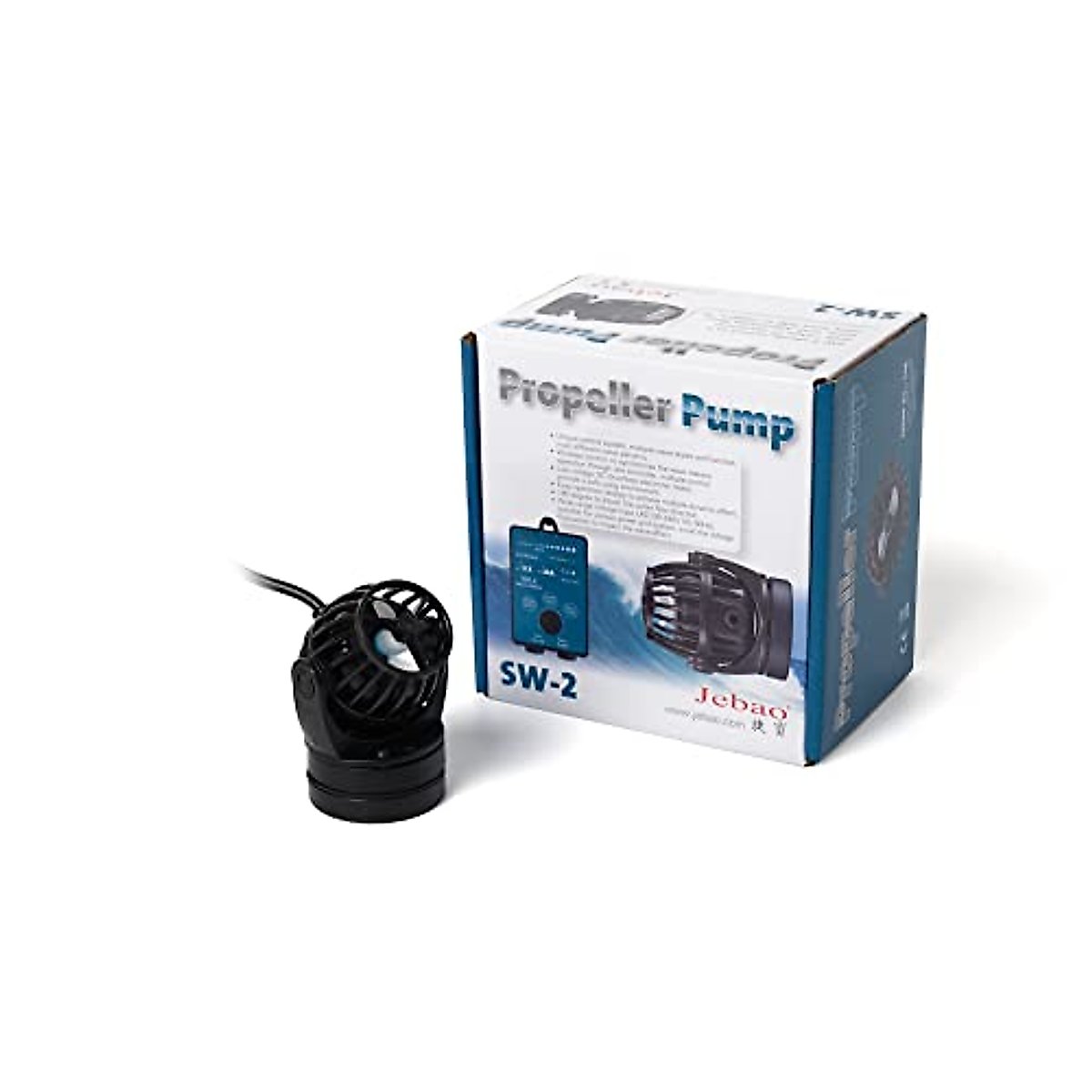 Jebao SW-2 Wave Maker with Controller, 132-660 GPH