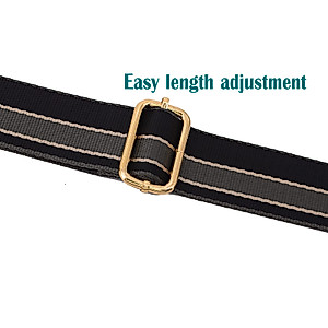 River Lake Purse Strap Replacement Crossbody Handbag Stripe Wide Adjustable