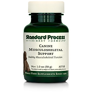 Standard Process Canine Musculoskeletal Support - Bone & Joint Health Formula for Pets - Canine Musculoskeletal Support Supplement - Supplement for Dogs to Aid Joint Comfort & Muscle Health - 30 g