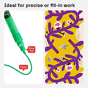 ARTISTRO Paint Pens for Rock Painting, Stone, Ceramic, Glass, Wood, Plastic, Mugs, Metal, Fabric, Canvas. Set of 15 Quick Dry, Permanent, Waterproof and Oil Based Paint Markers Fine Tip