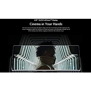 LG Velvet 5G (128GB, 6GB RAM) 6.8" OLED, Snapdragon 765, 48MP 4K Camera, US 5G/Global 4G LTE T-Mobile Unlocked (AT&T, Metro, Straight Talk, Latin) LM-G900TM (Aurora White) (Renewed)