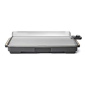 12" x 22" Extra Large Griddle (Color : Oyster Gray)
