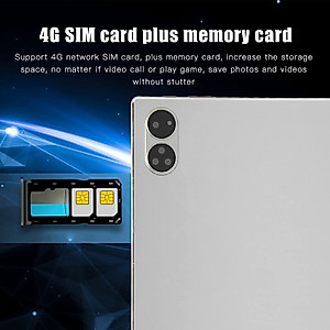 Zyyini P10 10 Inch Kids Tablet for Android 11, 6GB RAM 256GB ROM Octa Core Processor WiFi Kids Tablets,Dual Camera 2 Card Slots 7000mAh,for Daily Entertainment and Travel(Grey)