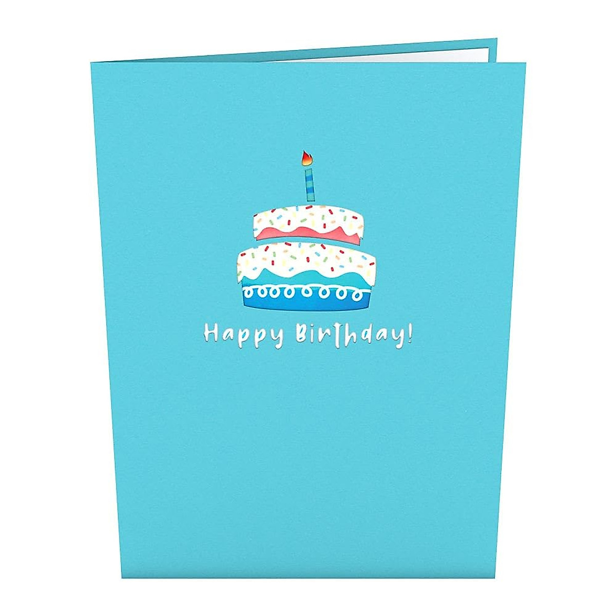 Lovepop Rainbow Birthday Cake Birthday Pop Up Card, 5x7-3D Birthday Greeting Card, Pop Up Birthday Card for Mom, Pop Up Birthday Cards for Kids, Celebration Cards