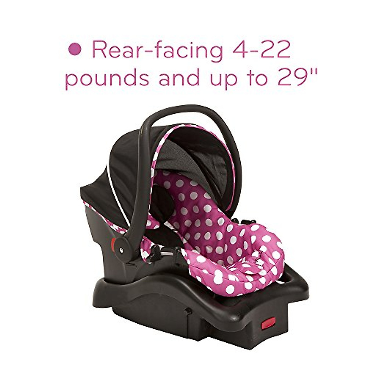 Disney Light 'n Comfy Luxe Infant Car Seat, Mickey Silhouette