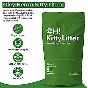 Oley Hemp Cat Litter - 4 Pounds