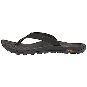 Merrell mens Breakwater Flip Sandal, Black, 10 US