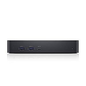 Dell Universal Dock - D6000S, Equipped with USB-C/USB-A PowerShare Options, Connect Upto Three 4K Displays, LED Indicator, Black