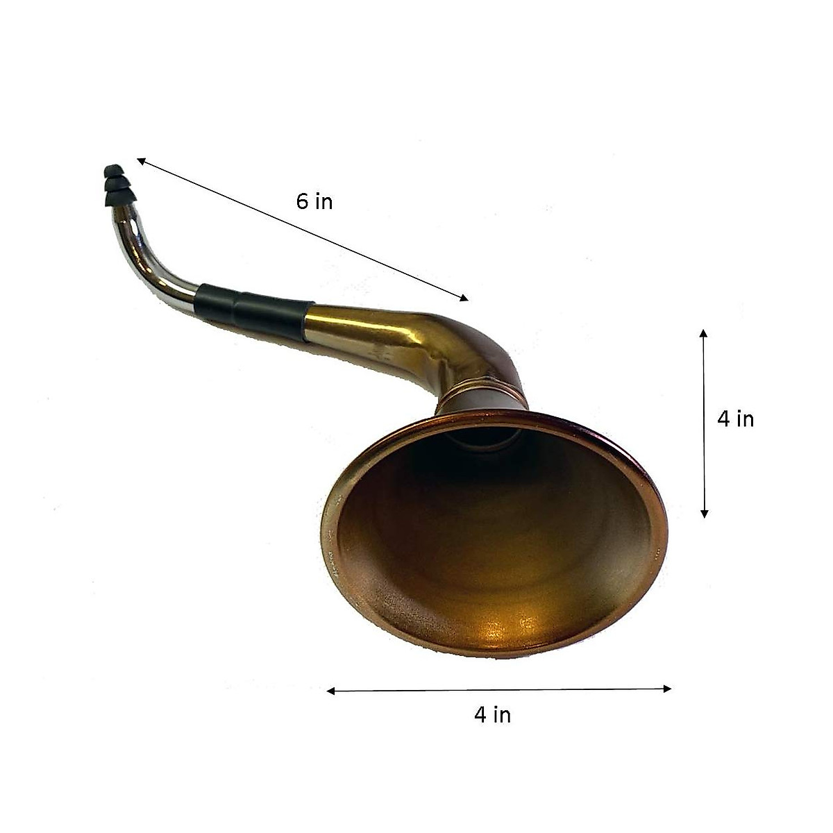 Ear Trumpet Horn Gag Gift For Those Who Deny Needing it. 100% Brass.