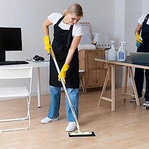 Generic Brooms and Dustpans Set - 3 Pieces Magic Broom Set, Sweeping Magic Broom, Dust Pan and Broom with Long Handle,Home Kitchen Room Lobby Indoor Floor Cleaning Broom and Dustpan Set for Home