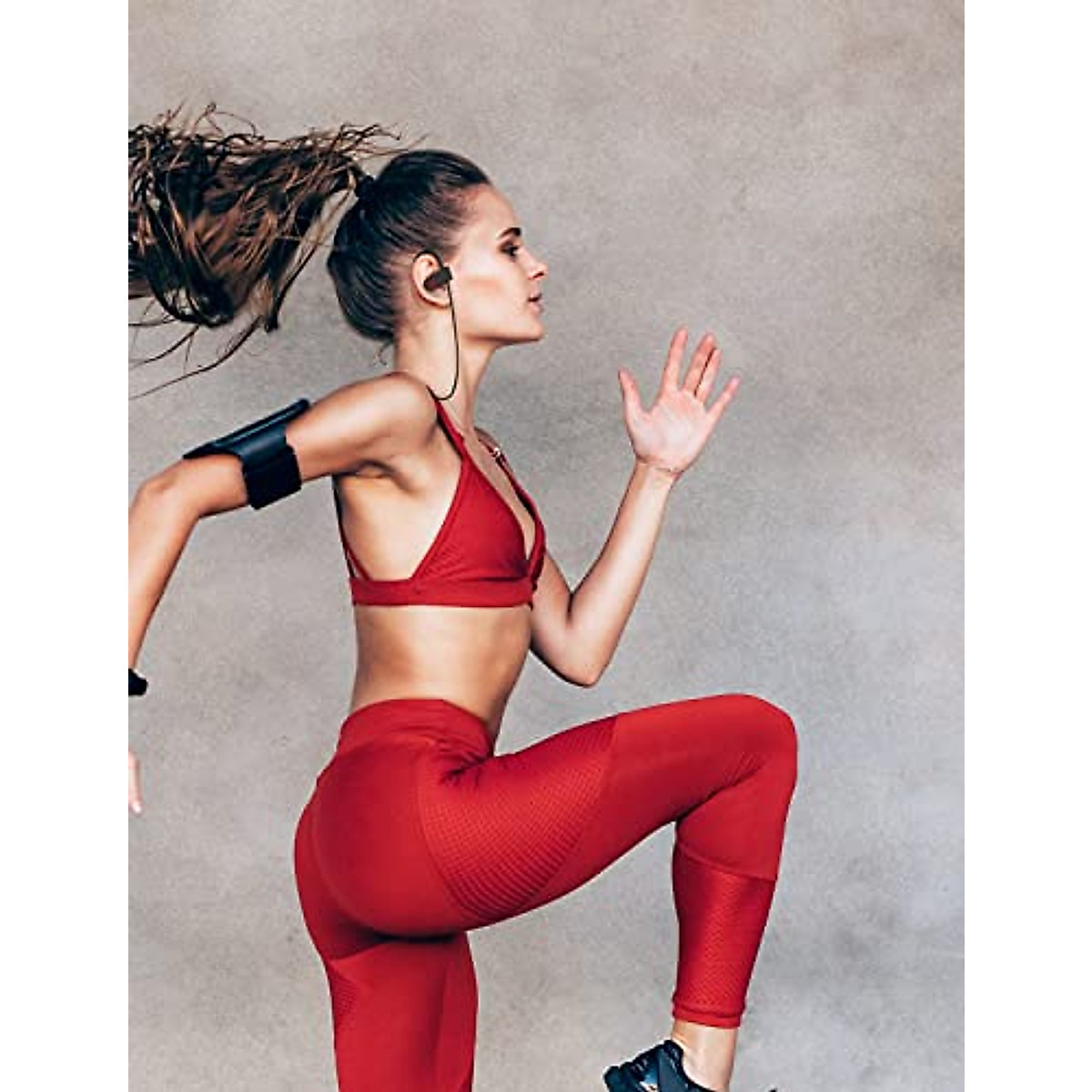 Bluetooth Headphones, Wireless Earbuds IPX7 Waterproof Sports Earphones 16H Playtime with Mic HD Stereo Sound Sweatproof in-Ear Earbuds Sound Isolation Headsets Gym Running Workout