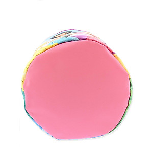 Disney Princess Girls Collapsible Nylon Gift Basket Bucket Tote Bag (One Size, Pink)