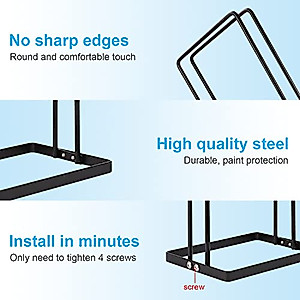 LMIP Hanger Storage Rack, Portable Hanger Storage Rack for Closet Laundry Room, Detachable Metal Stand Hanger Rack for Kids Adult Hanger, Black