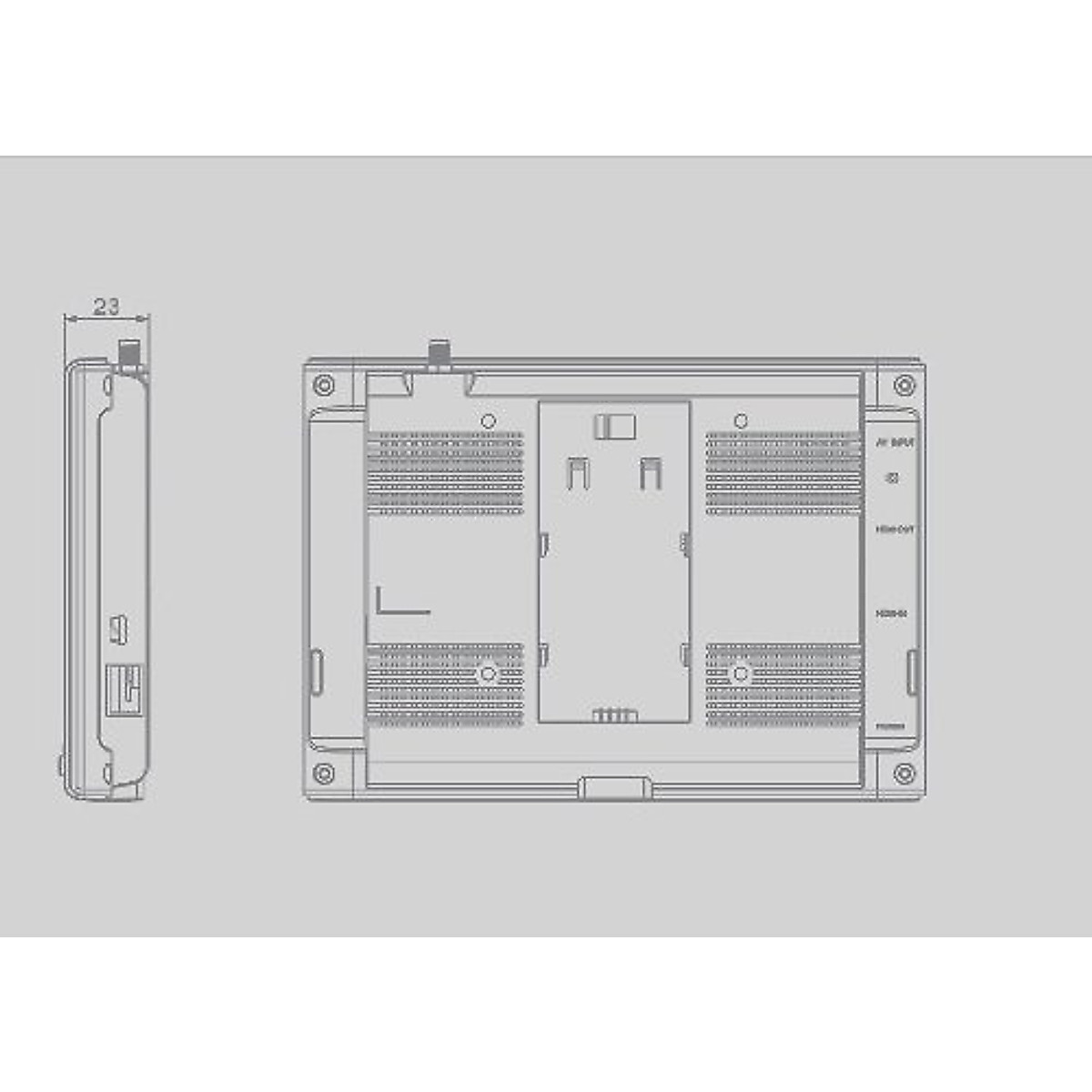 Lilliput 664/w 7" IPS Screen 1280x800 5.8ghz Fat Shark Receiver for Hd Fpv Monitor W/sunhood for FPV or Aero Photography 16:9 or 4:3 Adjustable Display Ratio, No Blue Screen Outdoor Works with DJI Phantom Drones Quadcopter By Viviteq INC