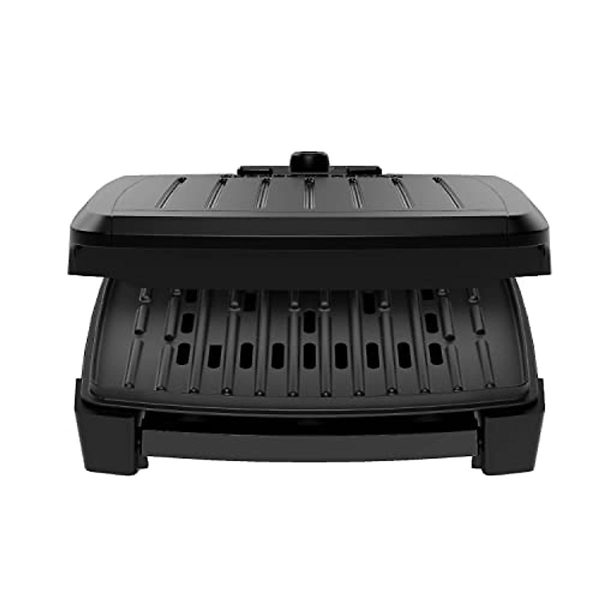 GEORGE FOREMAN® Contact Submersible™ Grill, 5-Serving Grill - Black Plates, Wash the entire grill