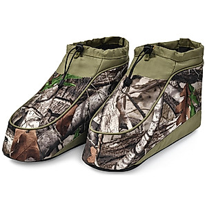 LANCERGEARS Insulated Boot Covers Hunting Insulators- Boot Insulators Prevent Debris|Water|Snow|Ice, Hunting Accesorios Boot Cover for Hunting|Fishing|Wildlife Photography|Birdwatching (X-Large)