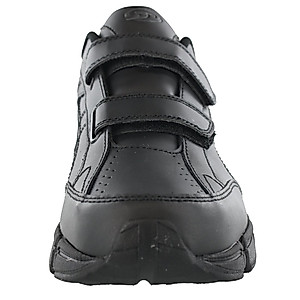 Dr.Scholls Men's Omega Light Weight Dual Strap Closure Sneaker Wide Width, Black, 11.5 Wide