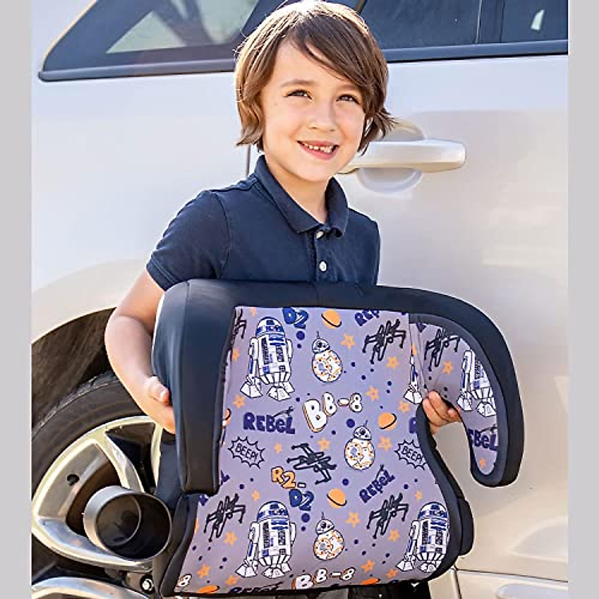 KidsEmbrace Backless Booster, Star Wars BB-8 & R2-D2, Disney Lucasfilm