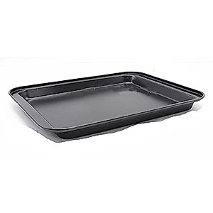 TEMKIN 1PC Rectangular Non-Stick Bread Cake Baking Tray Baking Tray Oven Rectangular Black Baking Tray DIY Baking for Kitchen (Size : Large)