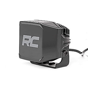 Rough Country 3" Wide Angle OSRAM LED Lights | 13,500 Lumens | Pair - 70904 , Black