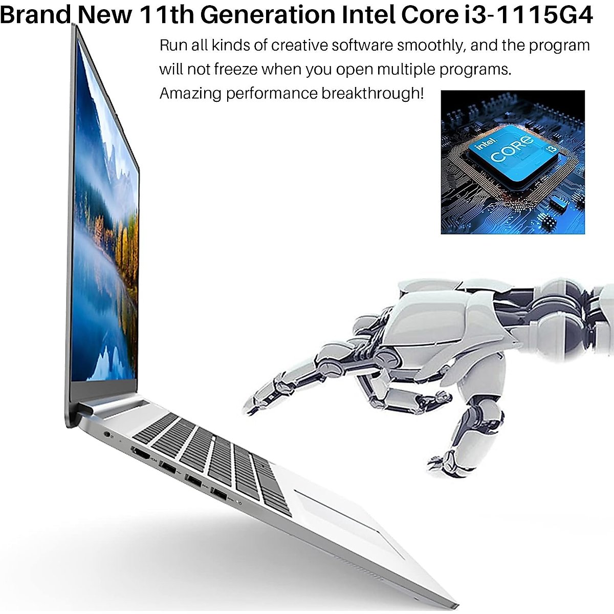 Lenovo 2023 Newest Ideapad 3i Laptop, 14" FHD Display, Intel Core i3-1115G4 Dual-Core Processor, 20GB RAM, 1TB SSD, Intel UHD Graphics, Bluetooth, Webcam, HDMI, Windows 11 in S Mode