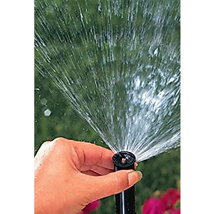 Rain Bird A17AP Shrub Nozzle, 0° -360, 8' -15' Spray Distance, Adjustable Pattern, Black
