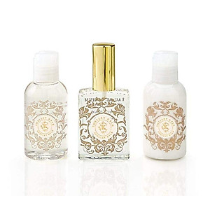 Shelley Kyle Signature Mini Gift Set, Includes Travel Size Perfume, Lotion, and Shower Gel, Packaged in Beautiful Cream and Gold Gift Box with Ribbon